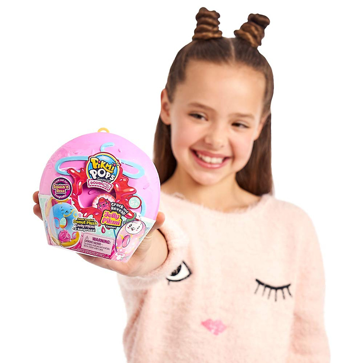 Pikmi Pops DoughMis Series Surprise Pack - 1pc Collectible Scented Medium Plush Toy in Medium Donut with Surprises 75291