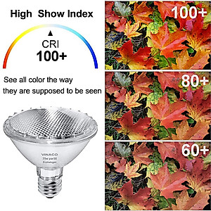 Par30 Short Neck, 6pcs PAR30 75W 120V Halogen Light Bulbs, Dimmable. Premium Quality for Long Lasting Life, E26 Base, 3000K Warm White, par30 Flood Light Great for Accent Lighting, Tracking Light