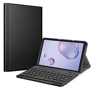 FINTIE Keyboard Case for Samsung Galaxy Tab A 8.4 2020 Model SM-T307, Slim Shell Lightweight Stand Cover with Detachable Wireless Bluetooth Keyboard, Black