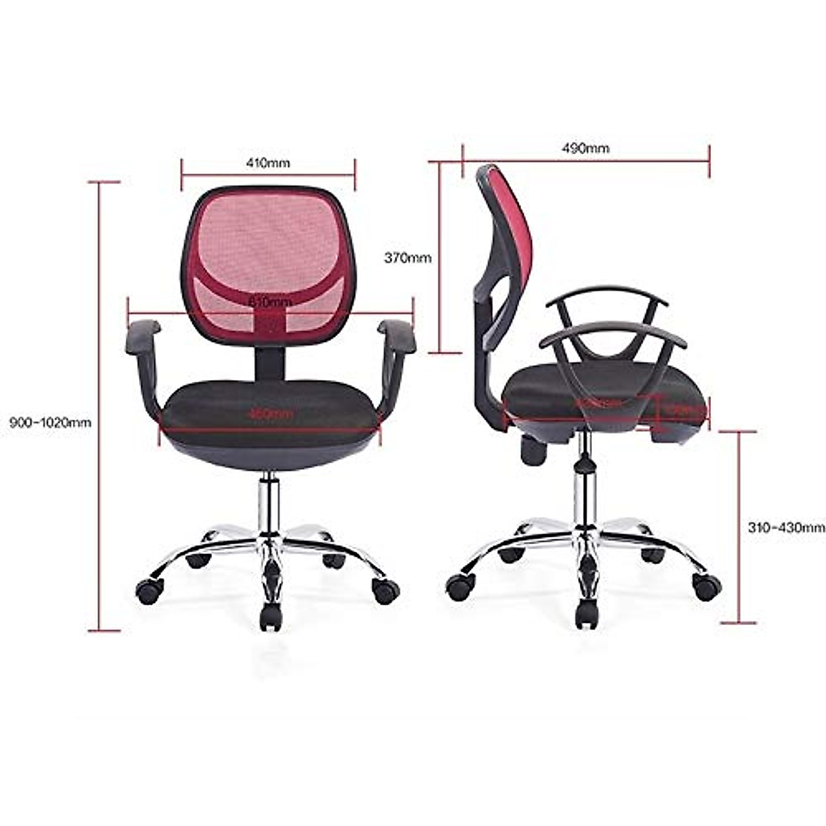 ZLBYB Executive Office Chair - High Back Office Chair with Footrest and Thick Padding - Reclining Computer Chair with Ergonomic Segmented Back
