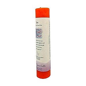 CRYSTAL JOURNEY Candle Pillar-Joy, 1 EA