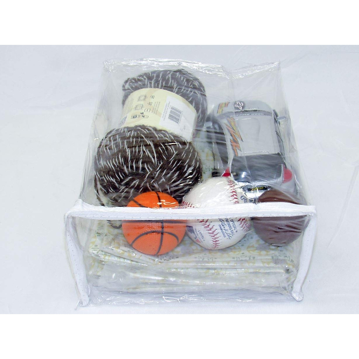 8-Pack Heavy Duty Vinyl Zippered Closet Square Storage Bags (Clear) for Sweaters, Blankets, Arts & Crafts, Toys and Much More! (9" x 11" x 5") 2.1 Gallon