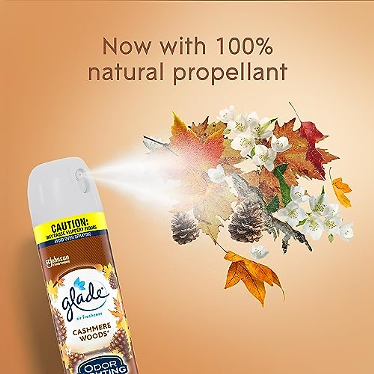 Glade Air Freshener Odor Fighting Room Spray, Cashmere Woods, 8.3 oz