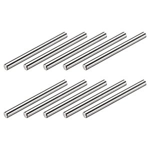 METALLIXITY Dowel Pin (5x55mm) 10Pcs, 304 Stainless Steel Shelf Support Pegs Pin Fastener Elements - for Metal Devices, Furniture Installation, Industrial, DIY