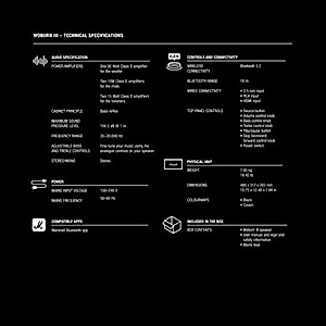 Marshall Woburn III Bluetooth Wireless Speaker