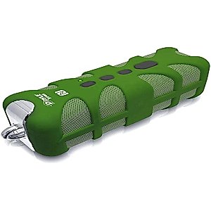 Pyle Portable Wireless Bluetooth Speaker Stereo Box Marine Grade, Waterproof or Splash Proof & Rugged Sound Box with NFC Pairing and AUX Input for iPhone, Car System, Macbook & Headphones (PWPBTN65GN)