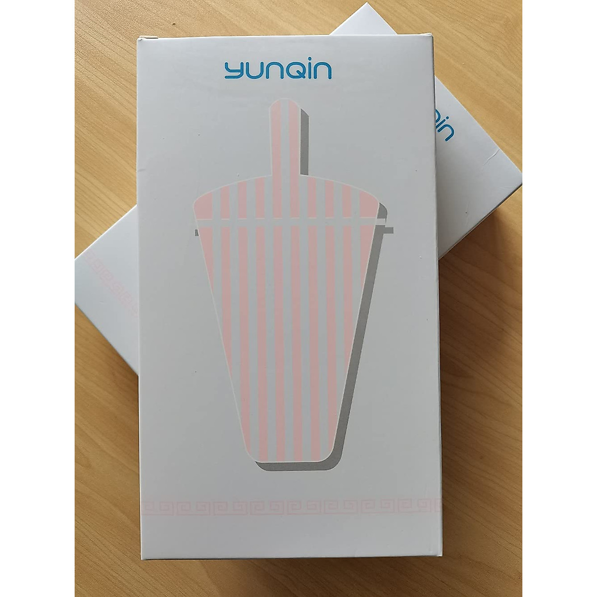 YunQin 320ml Plastic Water Bottles, 4 Colors Cute Watermelon Ice Cream Water Bottle with Straw, Anti-fall Portable Popsicle Shape Water Cup for Girls (pink)