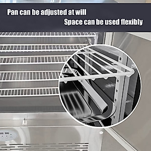 Mvckyi Blast Chiller Commercial Blast Freezer 150L 5 Trays, Blast Chiller Freezer, Gelato Ice Cream Freezer, Stainless Steel Blast Chiller for Baking, Dumplings, Meat, Seafood, Fish, Bread