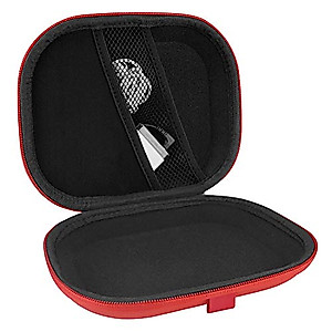 Geekria Shield Headphones Case Compatible with JBL E45BT, Tune 510BT, Tune 660 BTNC, Live 400BT, Tune 560BT Case, Replacement Hard Shell Travel Carrying Bag with Cable Storage (Red)