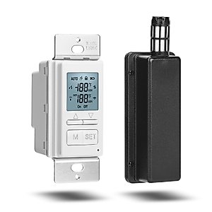 New 2024! Humidity Sensor Switch, Ortis in-Wall Bathroom Fan Automated Control Switch with Separate Sensor, Air Moisture Detection, Neutral Wire Required, Keep Your Room Dry, 328 ft Range, 110/220V