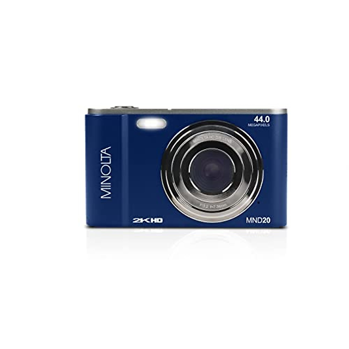 Minolta MND20 44 MP / 2.7K Ultra HD Digital Camera (Blue)