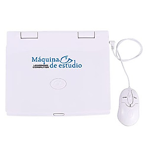 LESHITIAN Kids Bilingual Laptop Spanish/English, 130 Learning Modes, Laptop for Kids Ages 3+