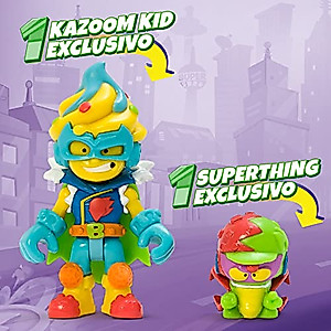 SUPERTHINGS Turbo Ice Scooter with Catapult Ice Cream Ball Launcher, Includes 1 Kazoom Kid and 1 SuperThing