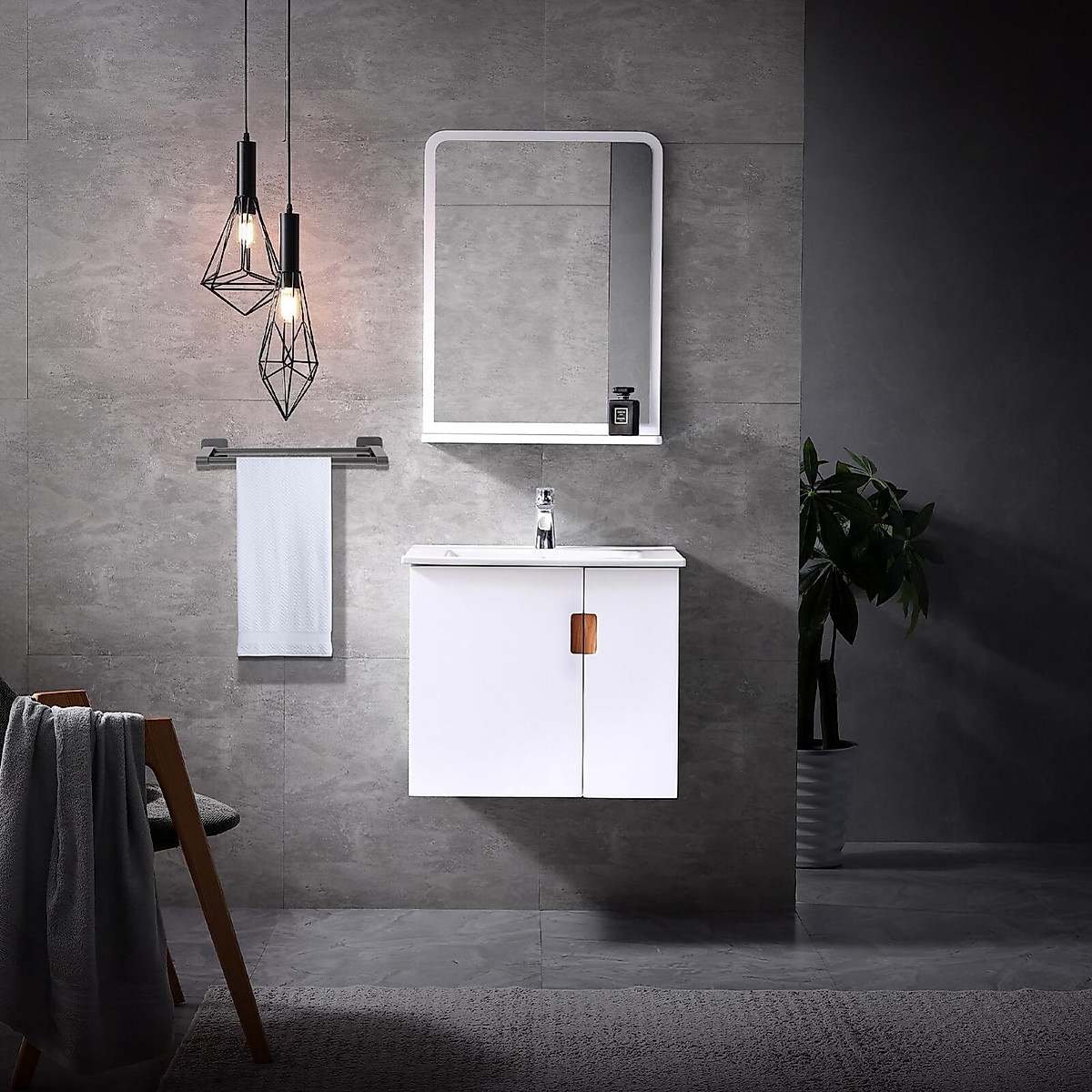 Nail- Towel Hanger Towel Bar for Bathroom Heavy Duty Towel Wall Rack Bathroom Towel Holder Towel Rack Punch- Towel Hanger Wall Towel Bar Wall Towel Holder Wall Shoe Rack