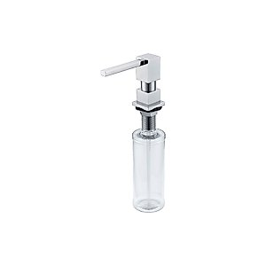 KABCO SD12BN Modern Brushed Nickel Stainless Steel Kitchen Under Sink Dish Dishwasher Soap Dispenser Lotion Dispenser Set for Kitchen Sink Built in Hand Soap Dispenser Pump Countertop Water Dispenser