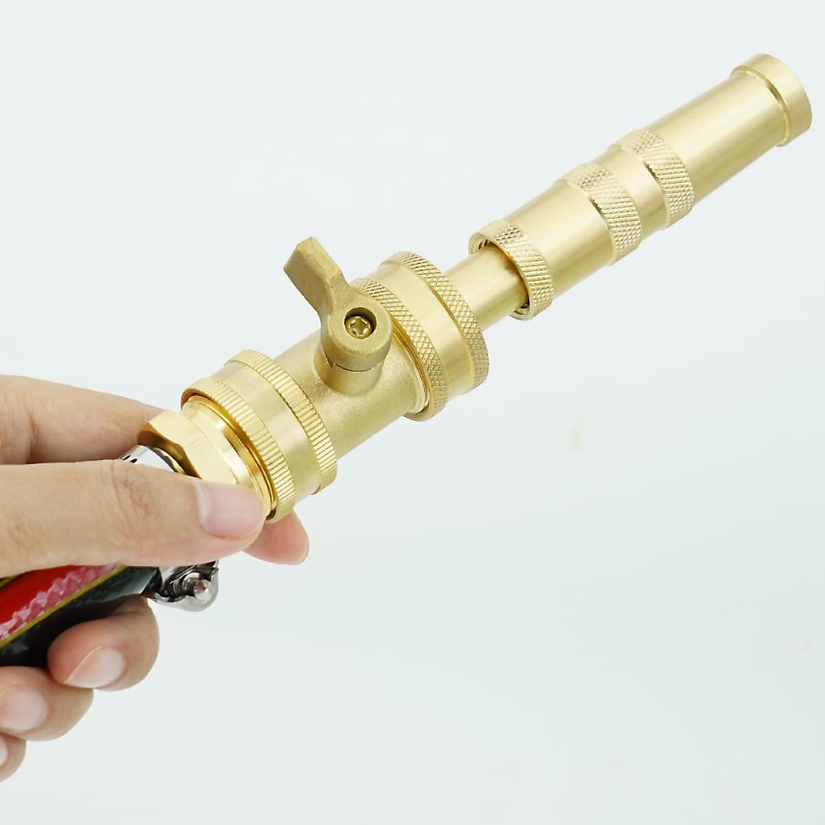 SHOWNEW Heavy Duty Brass Shut Off Valve, 3/4 Inch Solid Brass Garden Hose Valve Water Hose Shut Off Valves, 2 Packs