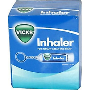 VICKS Inhaler, for Instant Breathing Relief, Contains 12 Inhalers.