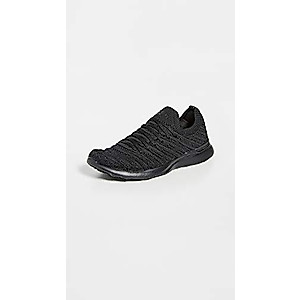 APL: Athletic Propulsion Labs Women's Techloom Wave Sneakers, Black/Black, 8.5 Medium US