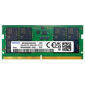 A-Tech 32GB DDR5 4800MHz PC5-38400 CL40 SODIMM 2Rx8 1.1V 262-Pin RAM Memory M425R4GA3BB0-CQK