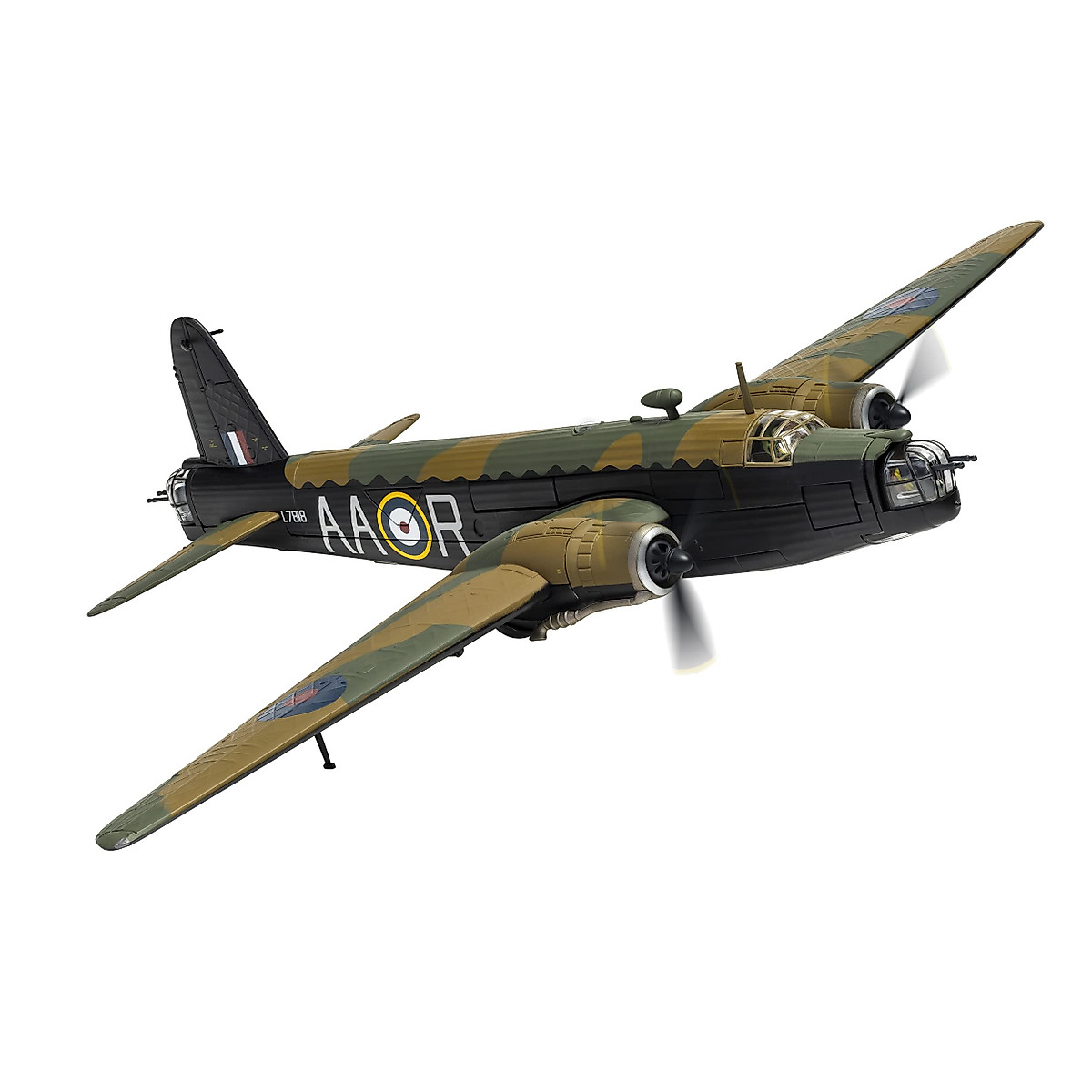 Corgi AA34812 Military Aircraft, Green/Brown/Black