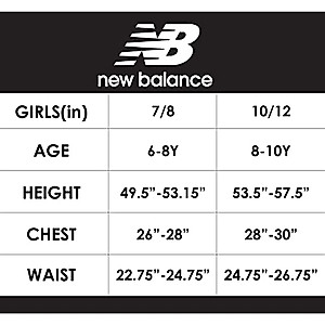 New Balance Girls' Jogger Set - Short Sleeve Performance T-Shirt and Sweatpants (7-16), Size 7-8, White Mint