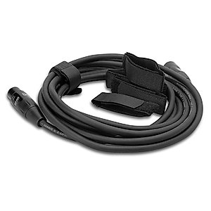 Hosa Locking Fabric Cable Wrap W/Slot, 5 Pcs, 12" Long