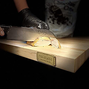 CONSDAN Butcher Block Counter Top, USA Grown Hard Maple Solid Hardwood Countertop, Washer/Laundry Countertop, Table Top, Polished, Prefinished with Food-safe Oil, 1.5" Thickness, 72" L x 25" W