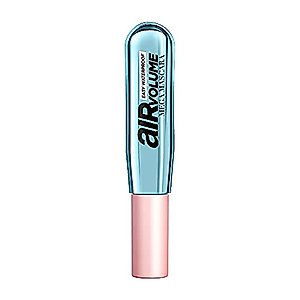 L'Oreal Paris Makeup Air Volume Mega Mascara, Lightweight & Long-lasting Volumizing Mascara for Voluminous Eyelashes, Waterproof Black, 0.3 Fl Oz
