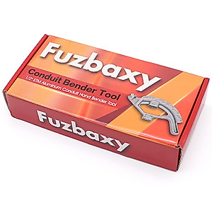Fuzbaxy 1/2-inch EMT Conduit Pipe,Conduit Hand Bender Tool for 1/2 in. EMT Pipes,Bender Head Aluminum
