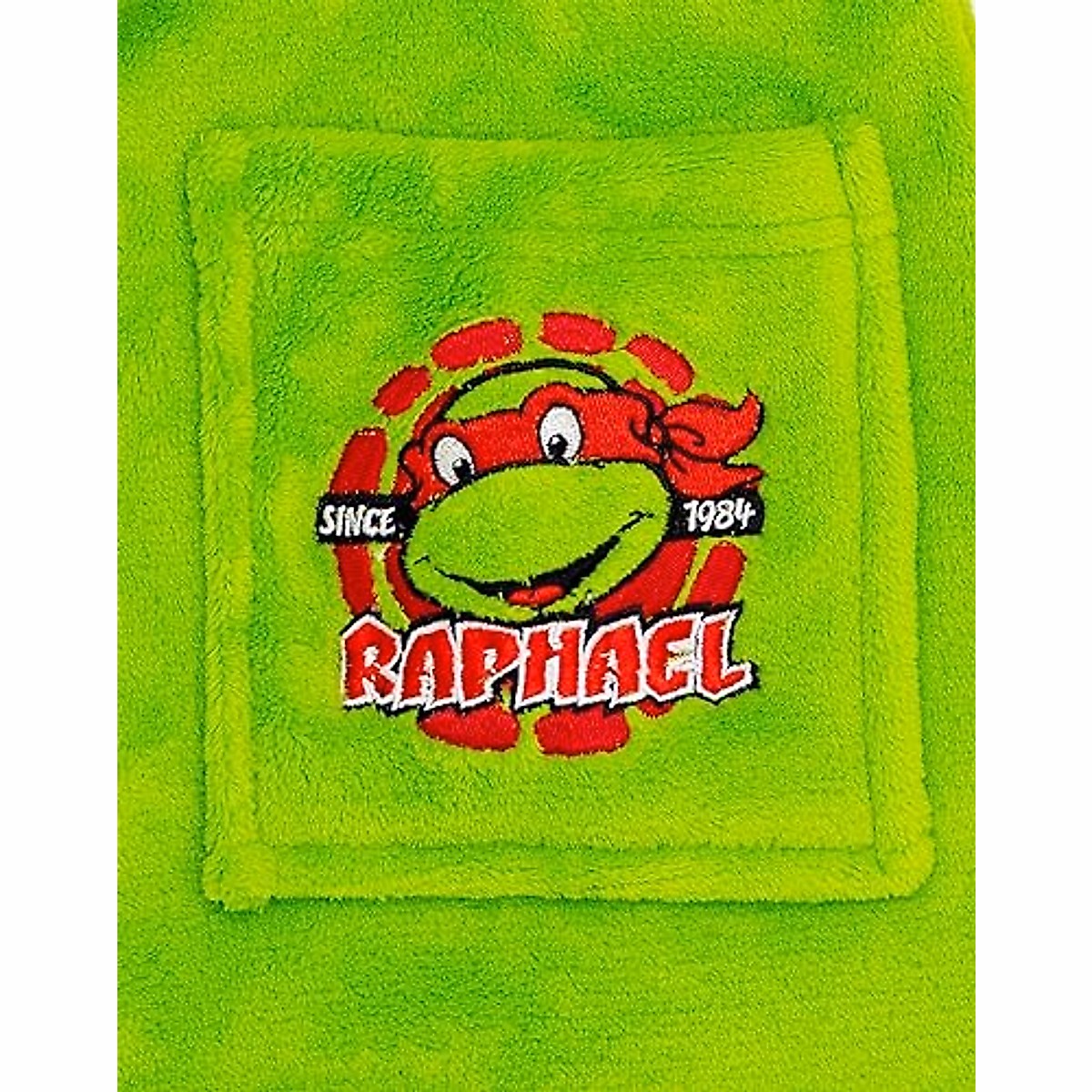 Teenage Mutant Ninja Turtles Boys Hooded Bathrobe Kids Superhero Dressing Gown in Green Cosy Comic Fleece Children Toddlers