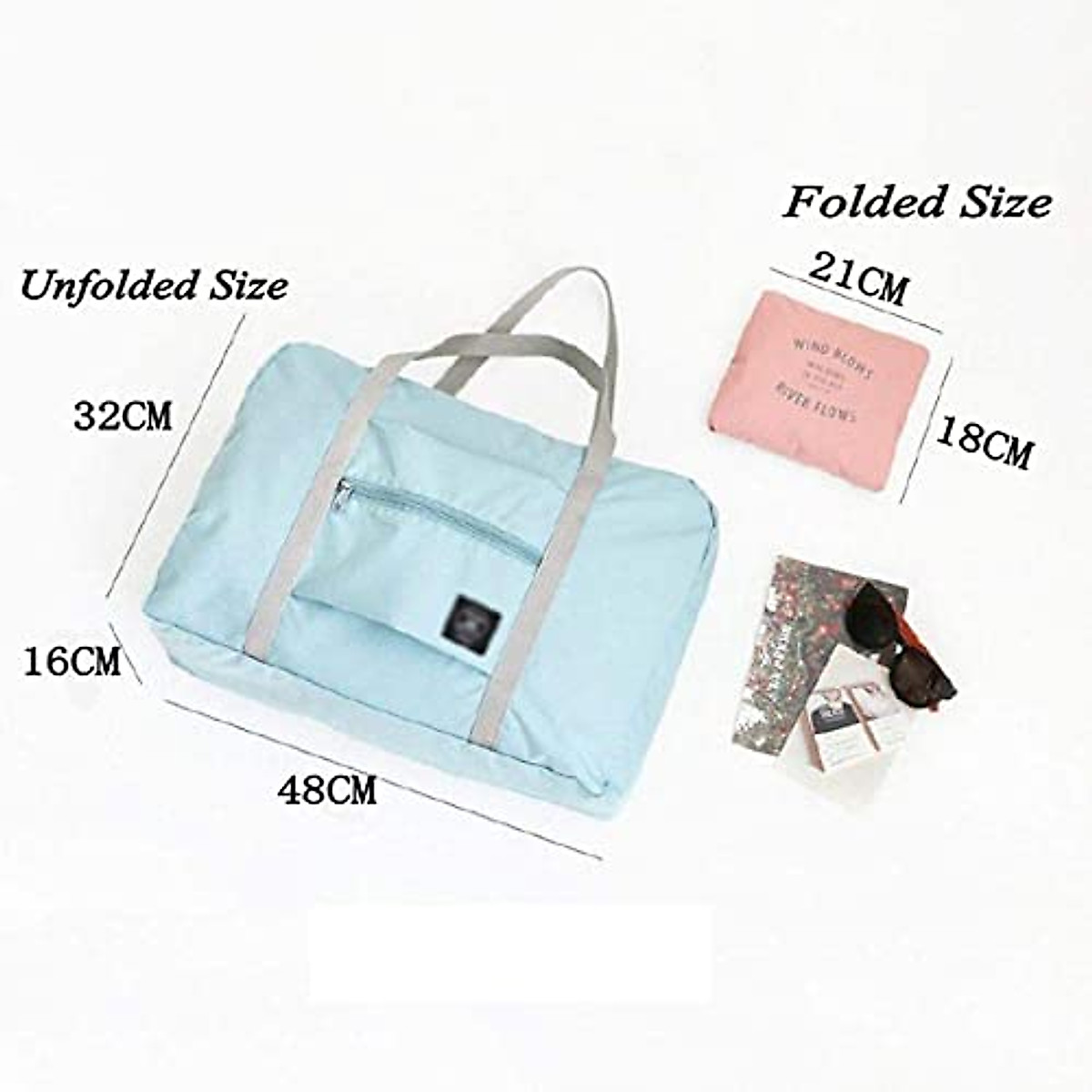 Askfairy Travel Storage Bag,Suitcase Storage Bag Large-Capacity Travel Handbag Clothes Storage Bag for Cloths Towel