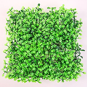 SLSON Aquarium Decorations Grass Artificial Plastic Lawn 9 inches Square Landscape Green Plants for Saltwater Freshwater Tropical Fish Tank Decoration,with 8 Pcs Suction Cups