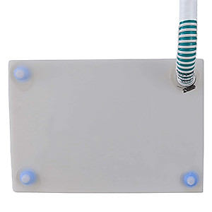 RecPro RV Fresh Water Fill Hose 1 1/4" | Freshwater Line | Fresh Water Hose | Ribbed with Flat Smooth Sections | Concession Water Tank Parts (10 Feet, With Hose Clamps)