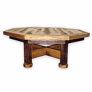 Barn Wood Octagon Table