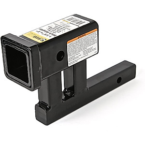 MaxxHaul 70355 1-1/4" to 2" (Fits class II only) Hitch Adapter with 4" Rise and 3-3/8" Drop