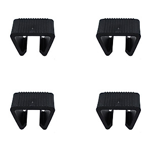 Maxmoral 4PCS 5.25CM/2Inch Wicker Chair Fastener Outdoor Furniture Clamp Black Patio Sofa Clamp Suitable for Fixing Combination Patio Furniture Sofa and Balcony Chair