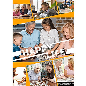 Puzzles for Adults 1000 Piece-Easter Egg Biscuits-Wooden Puzzles-Puzzle Hands-on Game-Family Decoration (1000 Piece, 003)