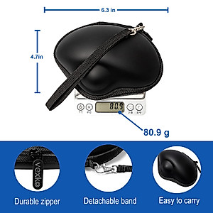 Vexko Bundle Logitech Ergo M575 Wireless Trackball Mouse (Graphite) Bluetooth, USB Mouse Travel Case Compatible with Logitech Ergo M575 (Black)