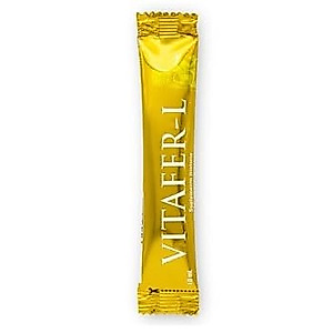 Vitafer-L Gold "AMC *100% Natural*. Box of 15 SACHETS of 10 ml - 0.33 oz Each Sachet