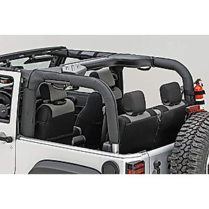 Rugged Ridge | Roll Bar Cover, Black Polyester | 13613.02 | Fits 2007-2018 Jeep Wrangler JK