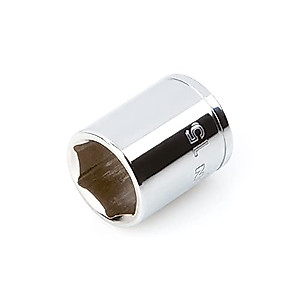 TEKTON 1/4 Inch Drive x 15 mm 6-Point Socket | SHD02115