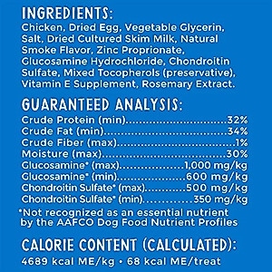 Happy Hips & Joint, Grilled Strips, Grain Free Dog Treats, Glucosamine & Chondroitin, Chicken 12Oz