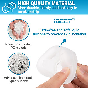 2PCS Replacement Cushion (Large) for Wisp - Cosy Fit for Secure Seal, IBEET Replacement Nasal Supplies, Large