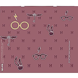 Tervis Harry Potter - Maroon and Gold Glasses Made in USA Double Walled Insulated Tumbler Travel Cup Keeps Drinks Cold & Hot, 24oz Water Bottle, Classic