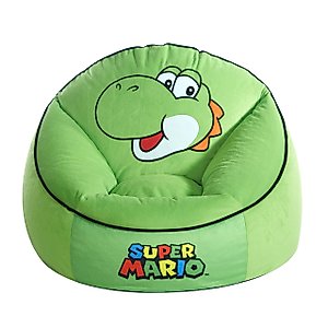 Idea Nuova, Inc. Nintendo Super Mario Yoshi Micromink Bean Bag Chair