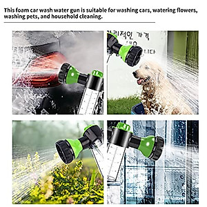 Yosoo Multifunction Auto Car Foam Water Gun High Pressure Car Wash Water Gun Car Washer Sprayer Nozzle Bubble Garden Sprayer