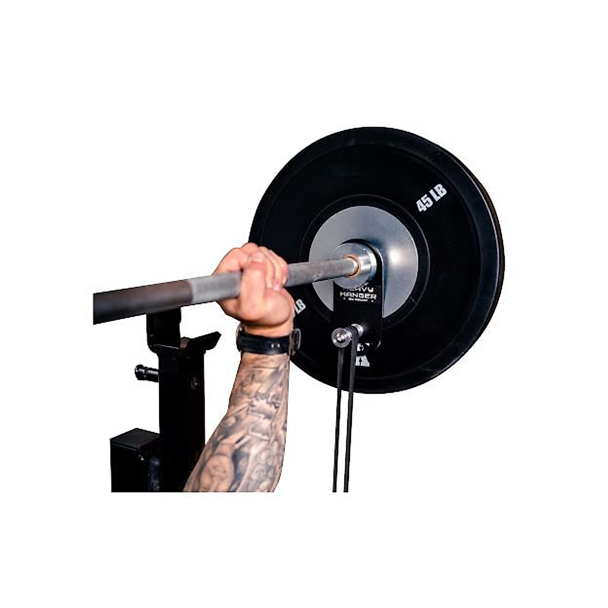 Heavy Hangers for Resistance Band Exercises While Power Lifting for a Full Body Workout. Heavy Duty, Easy to use, Portable, Exercise Band Attachment..