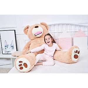 IKASA Giant Teddy Bear Plush Toy Stuffed Animals (Brown, 63 inches)