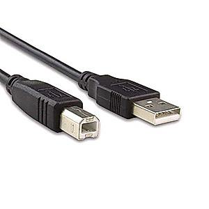 AlyKets USB 2.0 Printer Cable/Cord for Canon MX492 MX490 MX479 MX472 MP150 MP230 MP499 Printer, Brother, HP, Lexmark, Epson, Dell, Xerox, Samsung etc and Piano, DAC ( 6 Ft Long)