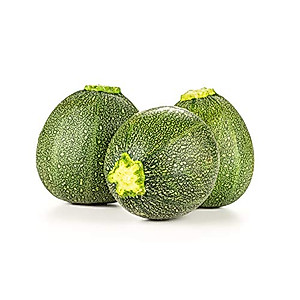 Round Zucchini Summer Squash Seeds for Planting, (Eight Ball Zucchini), 40+ Heirloom Seeds Per Packet, (Isla's Garden Seeds), Non GMO Seeds, Botanical Name: Cucurbirta Pepo